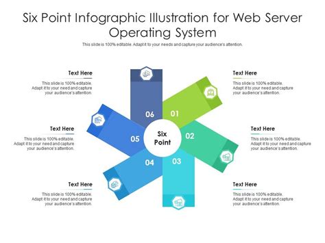 Six Point Illustration For Web Server Operating System Infographic