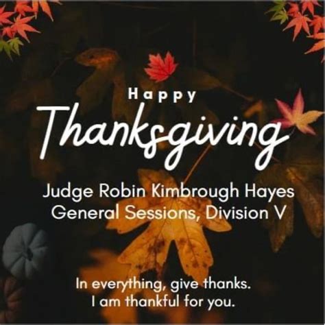 Judge Robin Kimbrough Hayes Posted On Linkedin