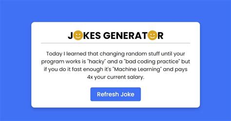 Как сделать генератор случайных шуток используя Html Css и Javascript