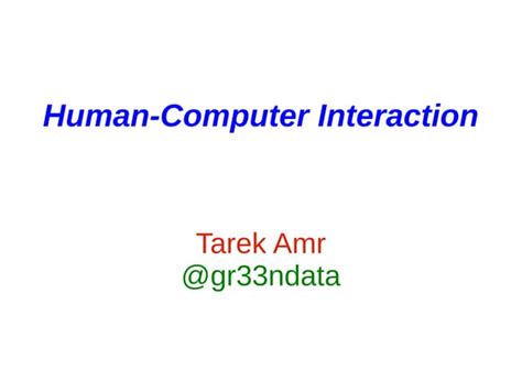 Multimodal Interaction Pptx
