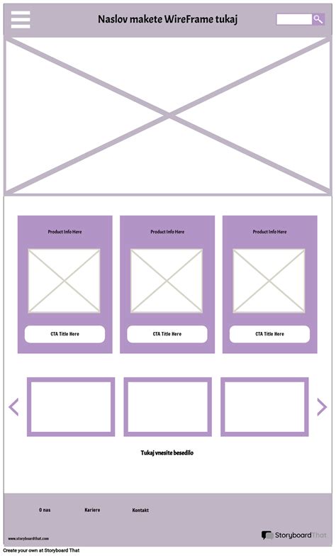 Corporate WireFrame Vs Mock Up Template 1 Storyboard