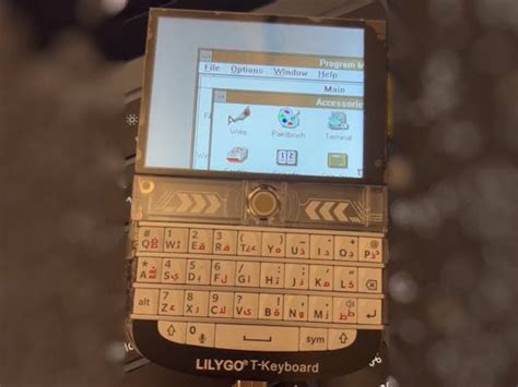 Chen Liang Is Turning A Lilygo T Deck Into The World S Cutest Ibm Compatible Complete With