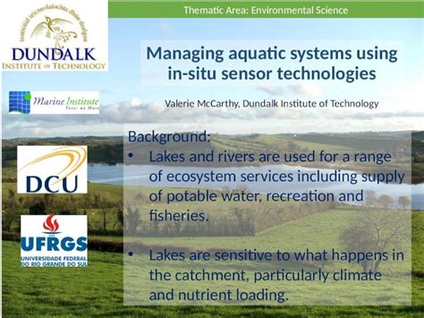 pptx managing aquatic systems using in situ sensor technologies