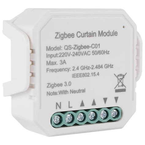 Zigbee Curtain Switch Module Roller Shutter Blind Motor Tuya Smart Life App J9v3 Eur 15 84