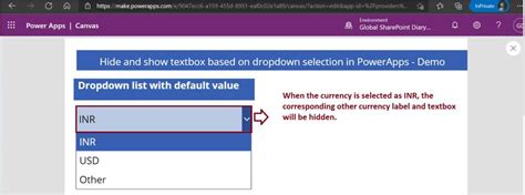 Powerapps Show Hide Fields Conditionally Based On Dropdown Selection