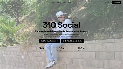 310social Premium Social Media Agency Los Angeles