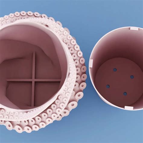 3d Printable Octopus Plant Pot Stl 3d Printer File No Supports