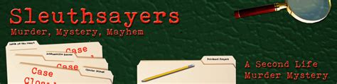 Sleuthsayers Murder Mystery Mayhem