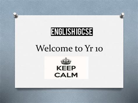 English Igcse Introduction 2014 Pptx