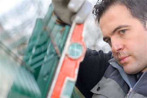 Manual Laborer Doing His Work Stock Image Colourbox