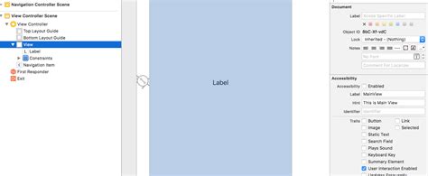Ios How Can I Check Hints In Accessibility Inspector Stack Overflow