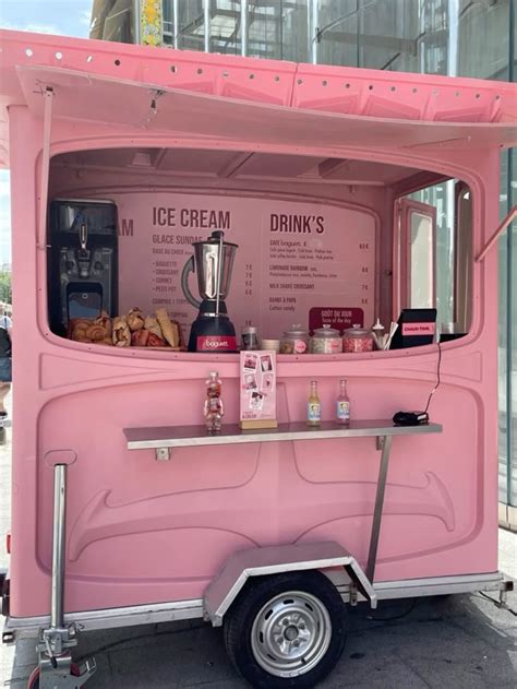 Cute Pink Ice Cream Truck