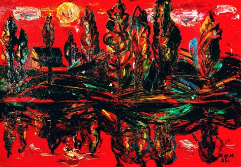 Купить картину Пурпурный закат в Москве от художника Шайдуллин Шамиль