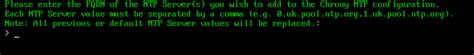 Configure Ntp Settings