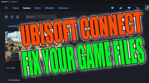 How To Scan & Repair Your Ubisoft Connect Games Not Working In Windows 10 - YouTube