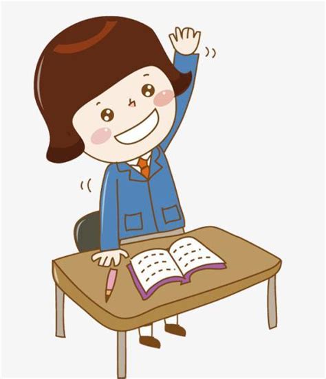 学生积极回答问题的简笔画 简笔画图片大全 普车都