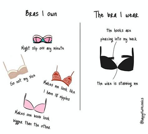 The Bras Are Different Sizes And Colors