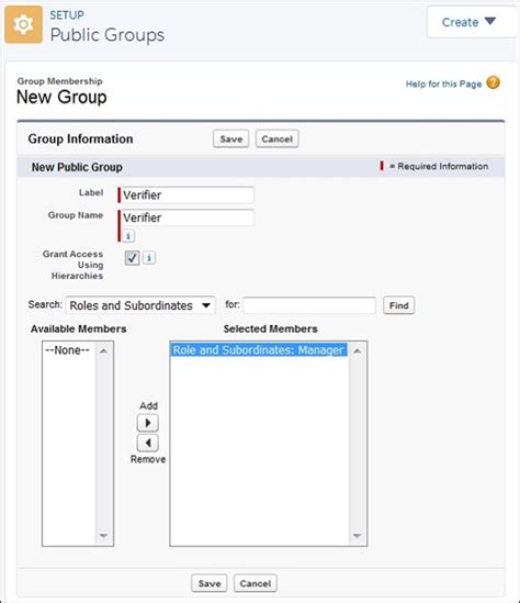 Salesforce Define Sharing Rules
