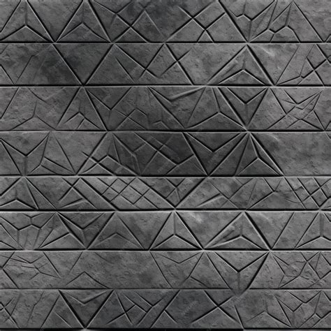 Premium Ai Image Concrete With An Embossed Geometric Pattern Infinite Seamless Backgrounds