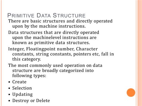 Data Structures And Algorithms Unit 1pptx