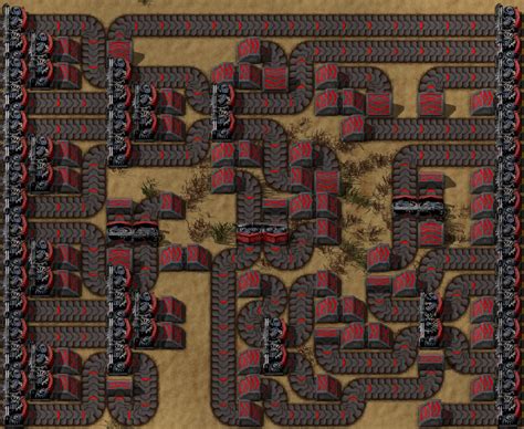 I Couldnt Find A 16x16 Fast Red Belt Balancer Blueprint So I Made This One R Factorio