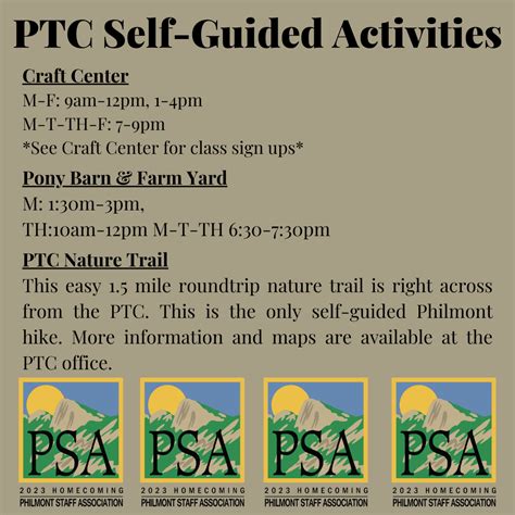 Ptc Self Guided Activities The Philmont Staff Association