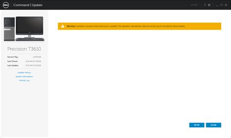 Dell Command Update Application Error DELL Technologies