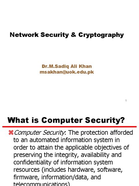 computer security pdf information security computer network