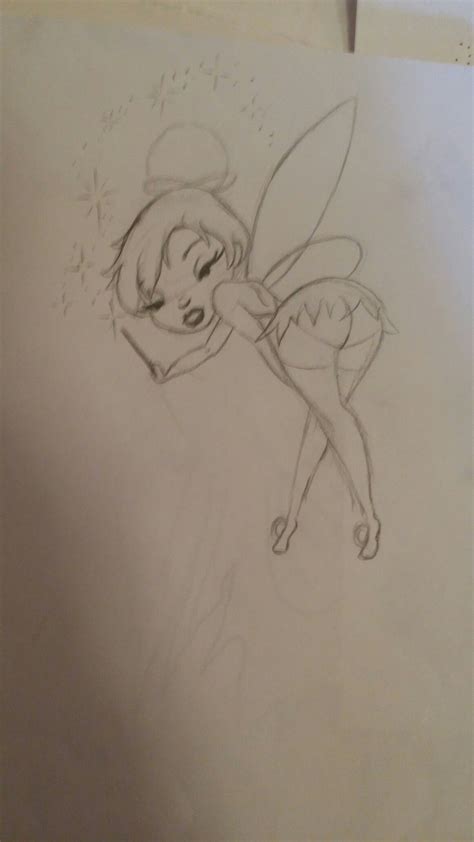 Chibi Tinkerbell By Cj Marie Sketches Female Sketch Chibi