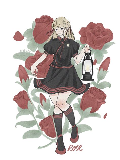 花与爱丽丝 玫瑰（rose）diamond虾饺 站酷zcool