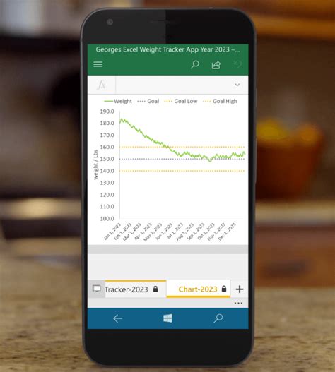 Best Android 2023 Weight Loss Tracker App Excel Spreadsheet