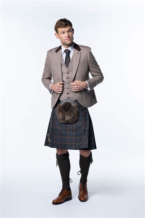 Oban Grey Tweed Kilt Outfit Artofit