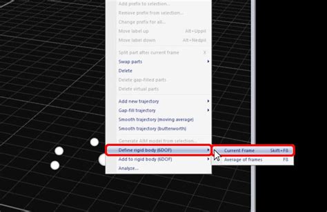 Defining A Rigid Body In Qtm