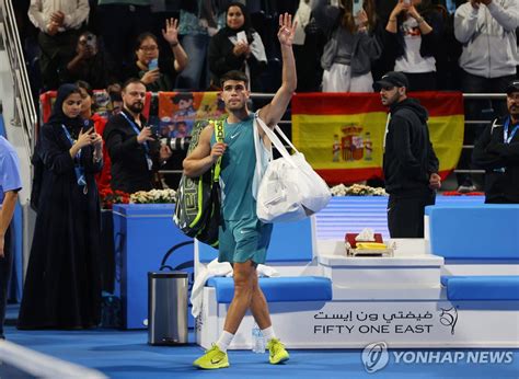 알카라스 카타르 오픈 테니스 단식 8강서 탈락