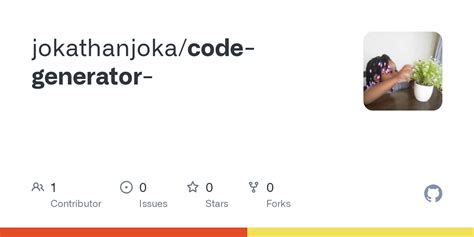 Code Generator Mainhtml At Main · Jokathanjokacode Generator · Github