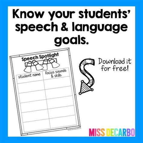 Miss Decarbo Language In The Classroom Reading Integration With Freebies Speech And