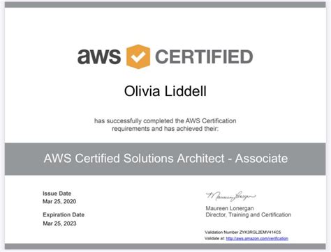 olivia liddell on linkedin i passed the aws certified solutions