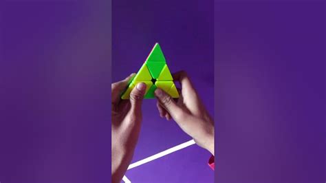 Pyramid Cube Solve Easy 🥰 Shorts Pyramid Youtube