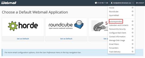 How To Setup An AutoResponder In Webmail ServerCake