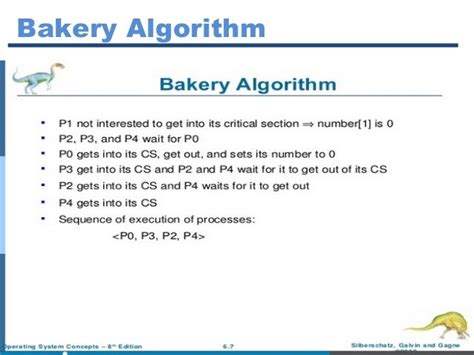 Bakery Algorithm In Operating System