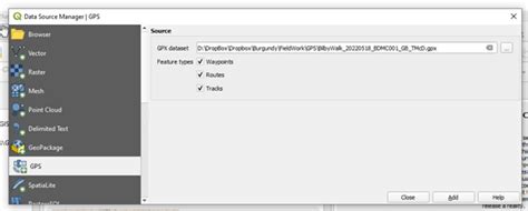 Importing And Exporting GPS Data QGIS In Mineral Exploration Documentation