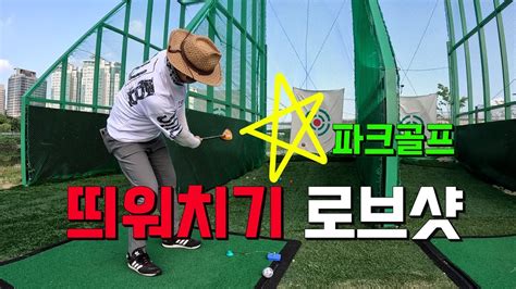 파크골프 티샷 공 띄워치기 로브샷 파크골프치는법 파크골프 교육 동영상 입니다 띄워치기 로브샷 이론을 이해하고 연습을 통해서