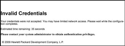 Web Page Display Of Access Denied Message