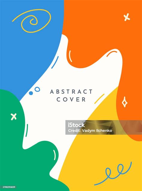 벡터 일러스트 레이 션 화려한 어린아이 같은 배경입니다 손으로 그린 멤피스 패턴 낙서 모양과 선 표지 브로셔 잡지 포스터 전단지를 위한 디자인 요소 트렌디 한 추상 화려한