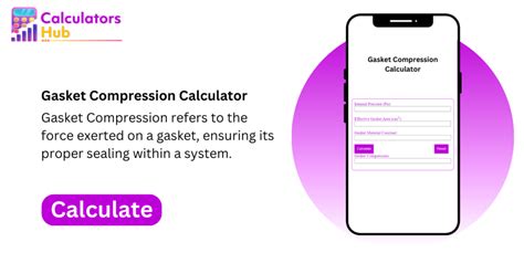 Gasket Compression Calculator Online