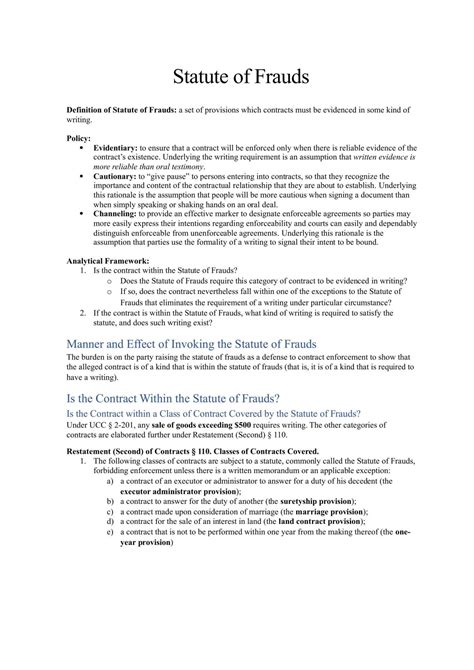 Contracts Ii Notes Law 506 Contracts Ii Liberty Thinkswap