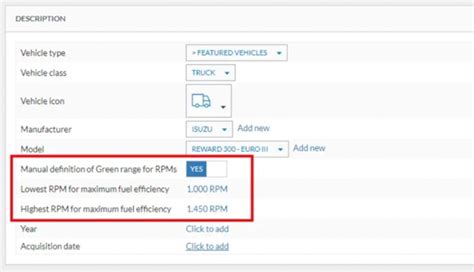 Define Optimal Rpm For Fuel Efficiency With Frotcom Frotcom