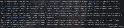 Orgspringframeworkbeansfactorybeancreationexception Error Creating