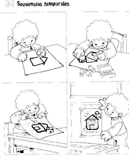 Secuencias Logicas De Niños Para Colorear Imagui