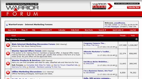The Warrior Forum Youtube